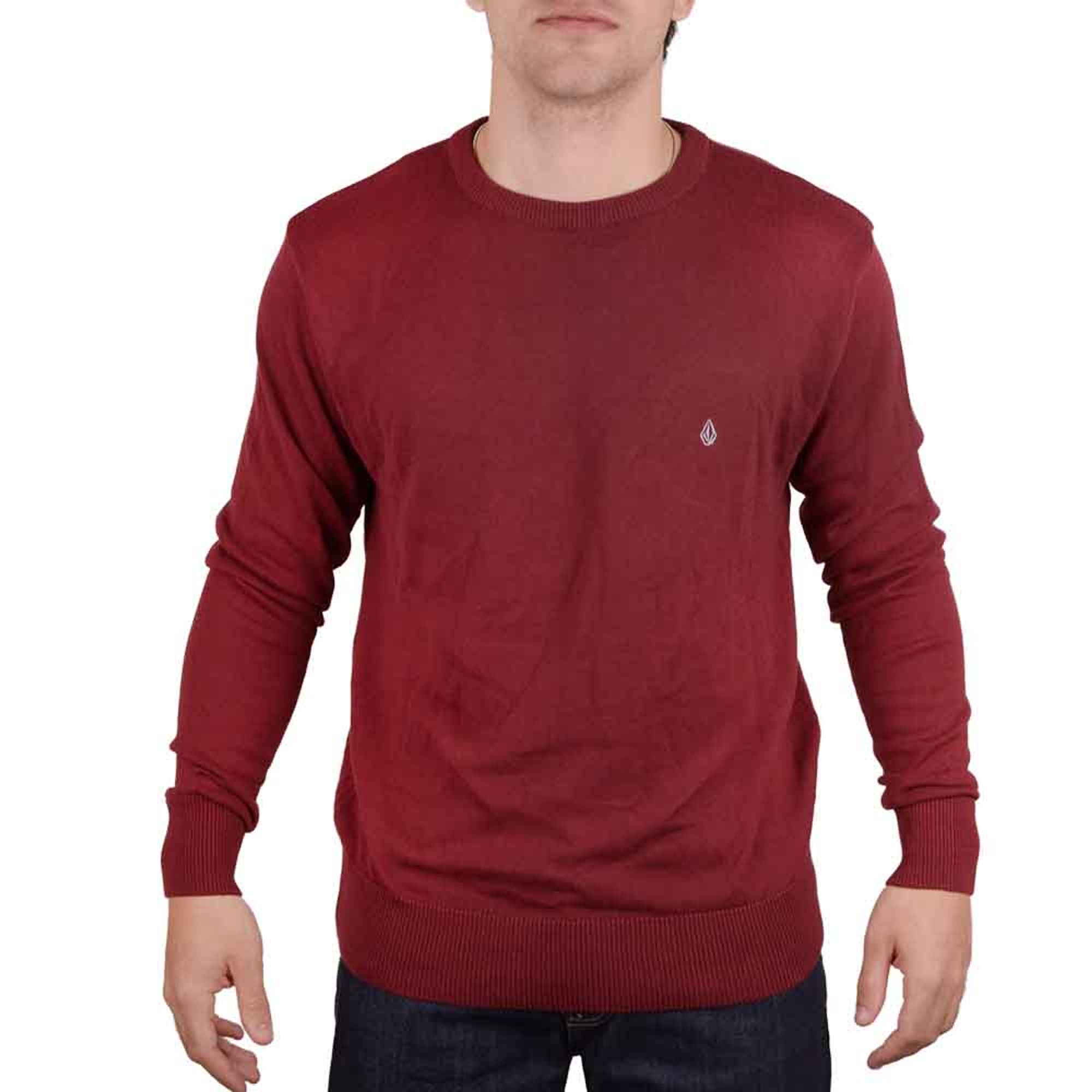 SWEATER VOLCOM SW CREW SOLID - redsport